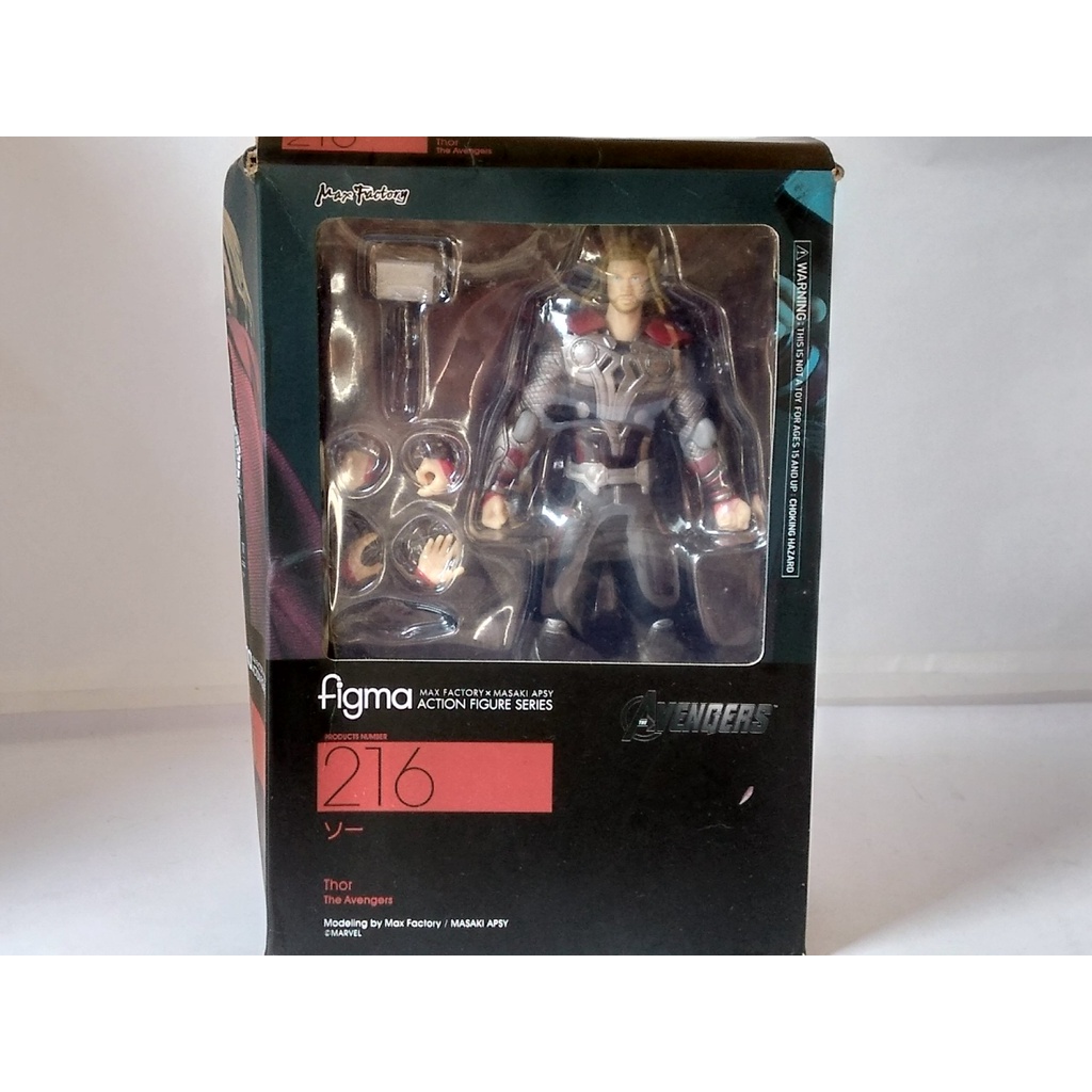 Boneco Articulado Thor Marvel Figma 216 | Shopee Brasil