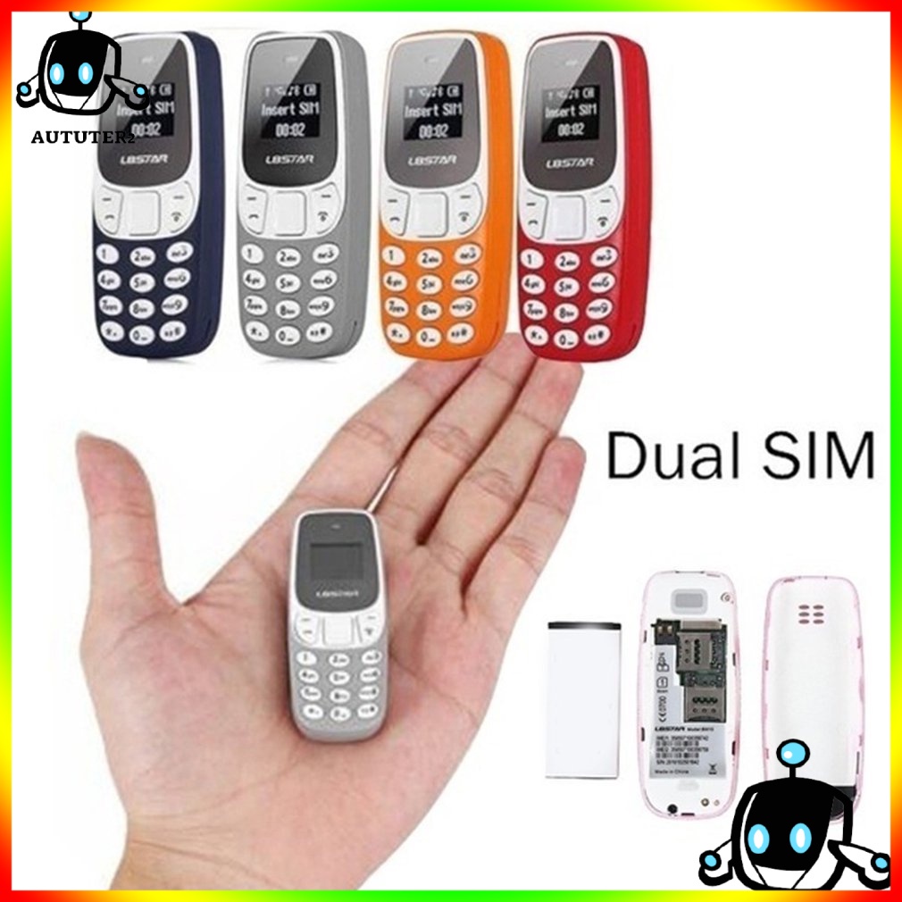 L8 Star BM10 Mini Telefone Celular Portátil Sem Fio GSM Dual Sim Smart ...