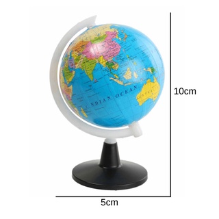 Globo Terrestre Pequeno 10Cm Giratório Mesa Mapa Mundial | Shopee Brasil