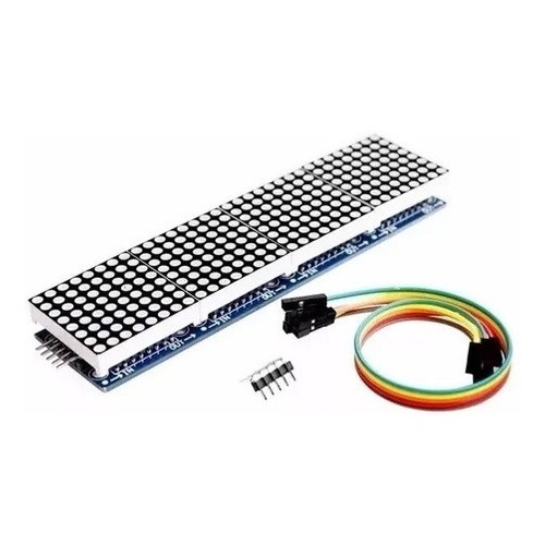 Display Modulo Matriz De Led 8x32 Com Chip Max7219 Vermelho | Shopee Brasil