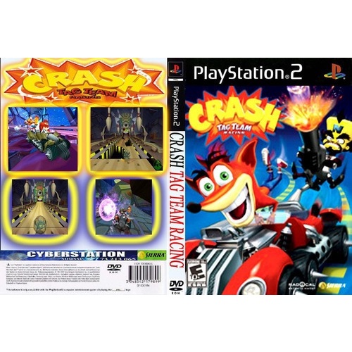Jogo Crash Tag Team Racing Ps2 Game | Shopee Brasil