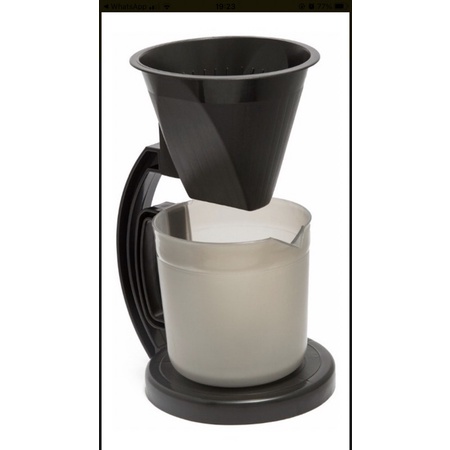Cafeteira manual pequena Suporte para passar filtrar café com jarra ...