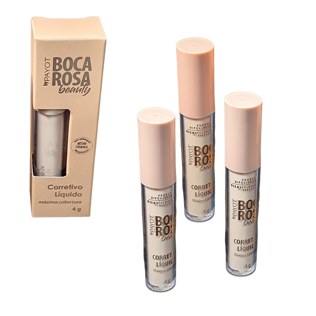 Corretivo Líquido Boca Rosa Beauty by Payot Máxima Cobertura | Shopee ...