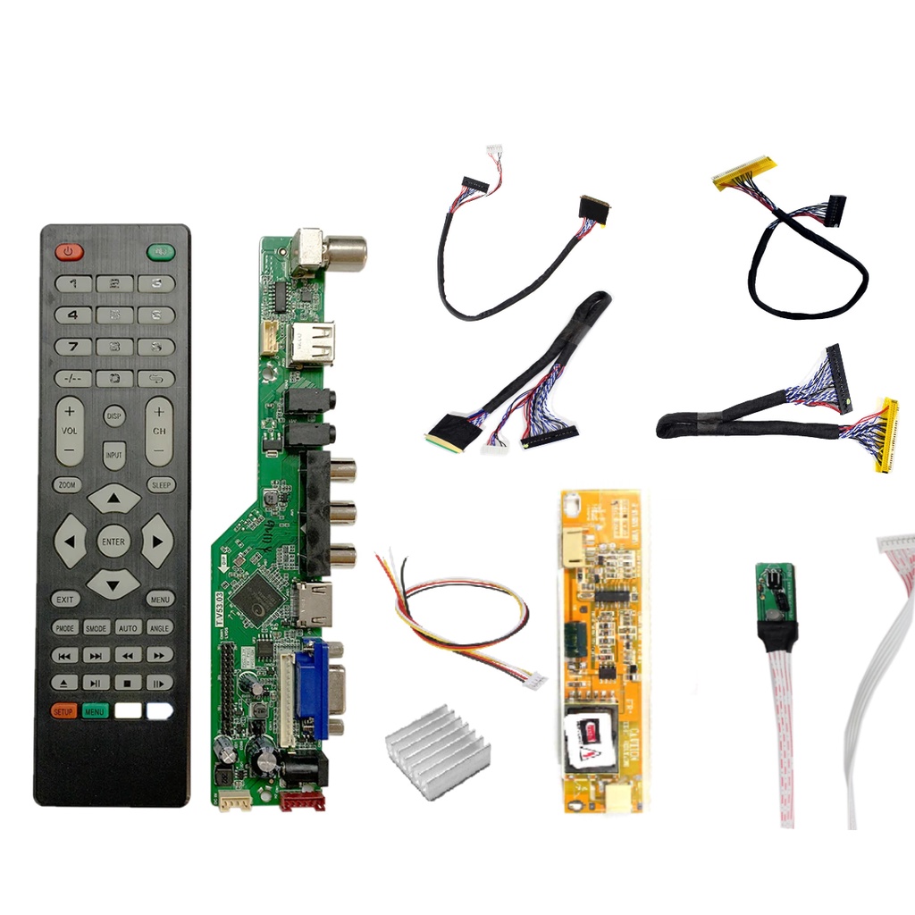 Placa Testador Para Teste Em Telas De Notebook 30 Ou 40 Pin Lvds ...