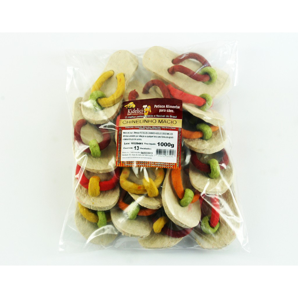 Petisco Macio Chinelinho - Kidelici Osso - 01 Kg | Shopee Brasil