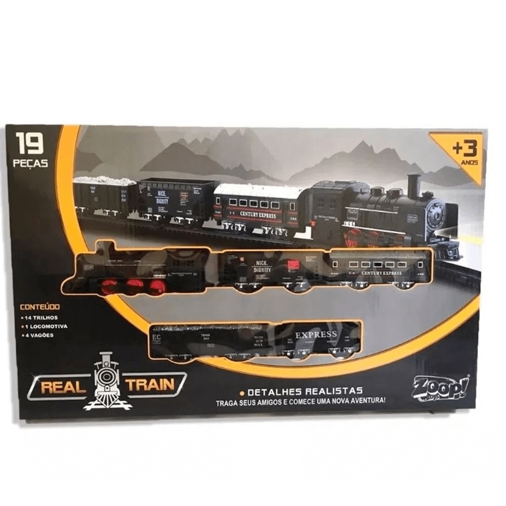 Ferrorama Real Train ZP00170 - Zoop Toys | Shopee Brasil