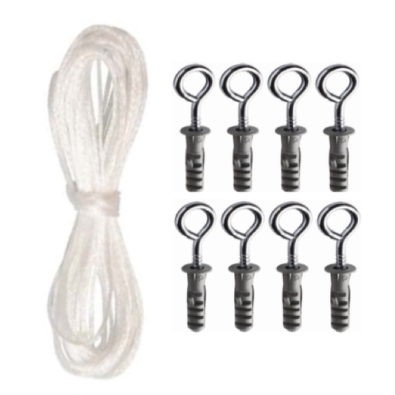 Kit varal de teto com corda 15m | Shopee Brasil