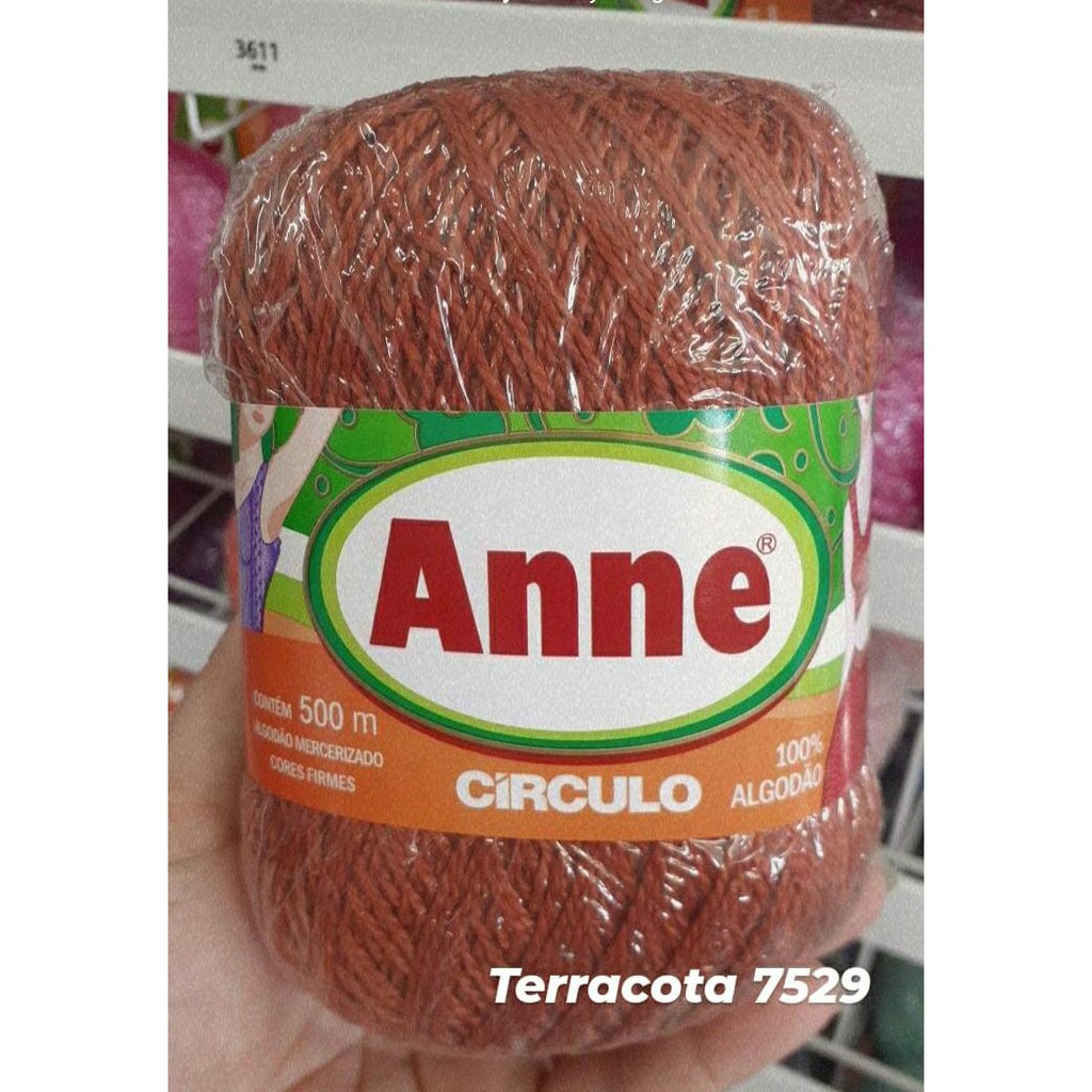 LINHA ANNE CIRCULO DIVERSAS CORES/ 500 METROS | Shopee Brasil