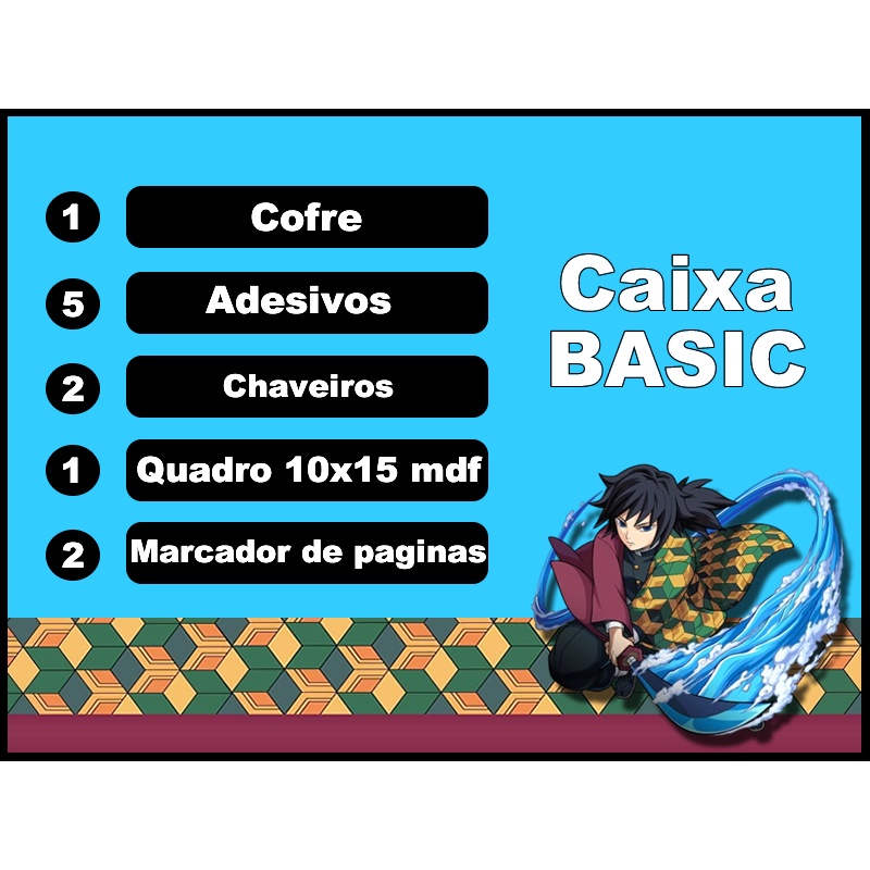 Kit Personalizado Demon Slayer (Kimetsu no Yaiba) | Shopee Brasil