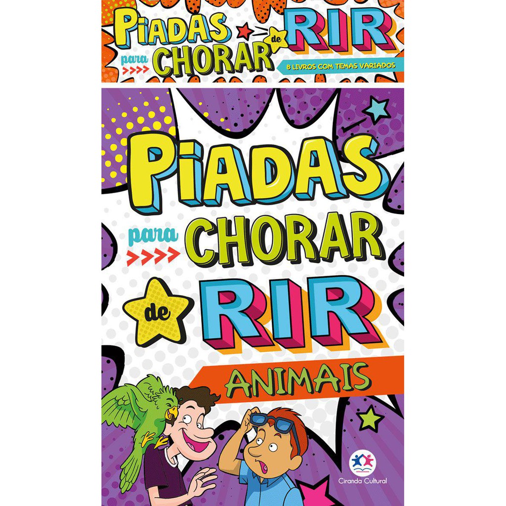 Piadas para chorar de rir - Kit com 08 livrinhos | Shopee Brasil