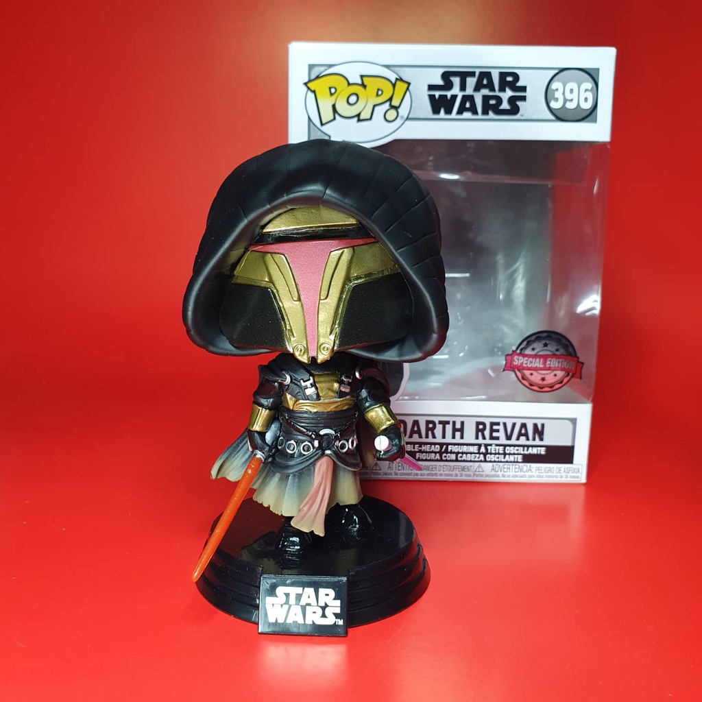 Funko Pop Darth Revan 396 - Star Wars - Selo Especial Edition | Shopee ...