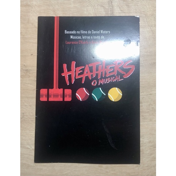 Programa Musical - Heathers O Musical (Playbill) | Shopee Brasil