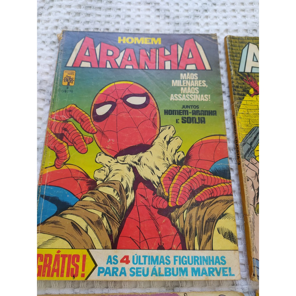 Homem-Aranha, Ed. Abril. formatinho. Números 02 ao 20. | Shopee Brasil