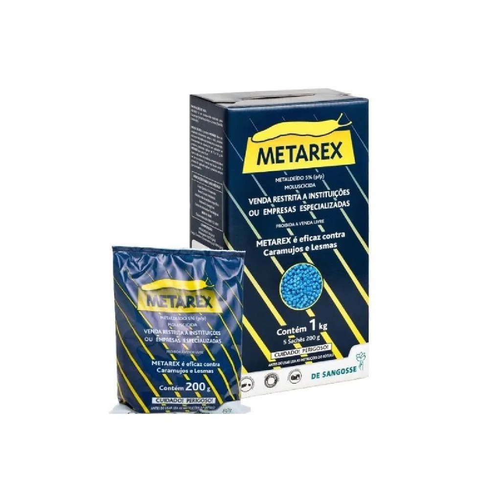 Lesmicida Metarex Sp 1 Kg - Promoção 3 Unidades - contra lesmas e ...