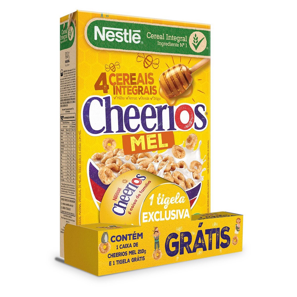 Cereal Sabor Mel Cheerios Nestle | Shopee Brasil