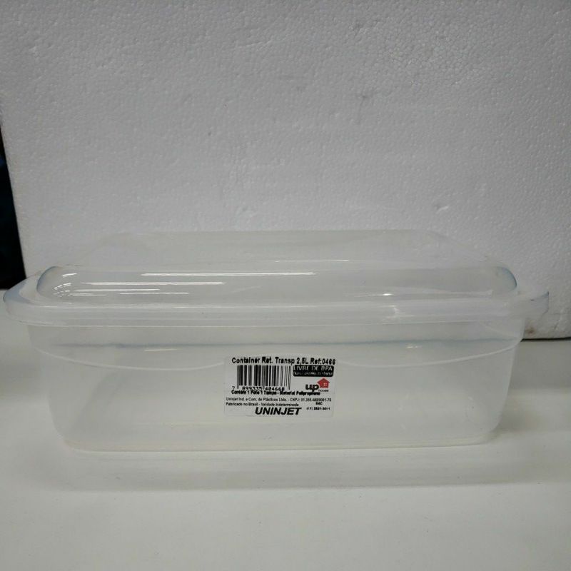 Container Retangular 2.5l | Shopee Brasil