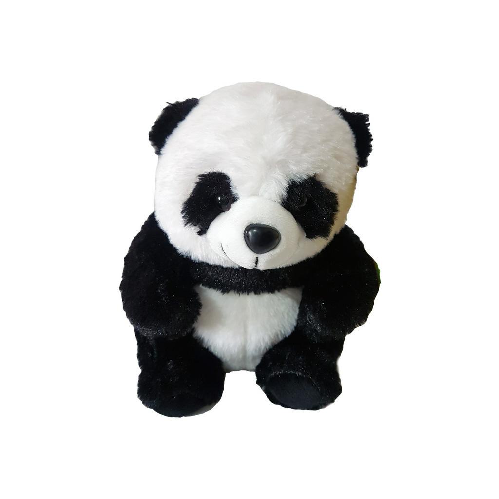 Urso Panda Pelúcia Sentado 20cm Super Fofa Macia Presente | Shopee Brasil