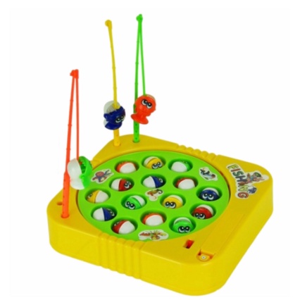 Brinquedo Jogo Infantil Pescaria Pega Peixe Pesca Maluca Musica ...