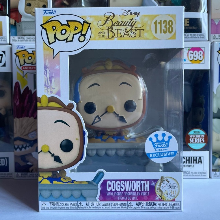 Funko Pop! Cogsworth Disney Relógio Bela E A Fera #1138 | Shopee Brasil
