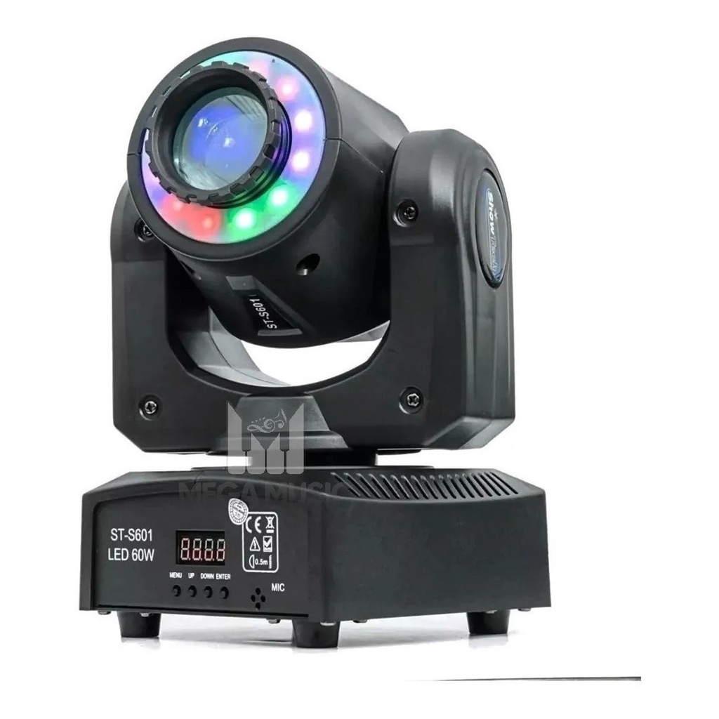 Mini Moving Farol Beam 60w 2in1 Effect Color Beam Led 6 | Shopee Brasil