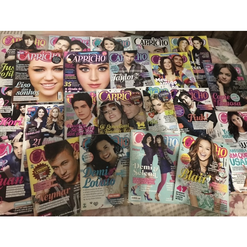LOTE 37 REVISTAS CAPRICHO E ATREVIDA | Shopee Brasil