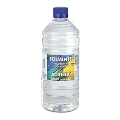 Solvente Diluente Acrilex 500ml - 1 Pote | Shopee Brasil