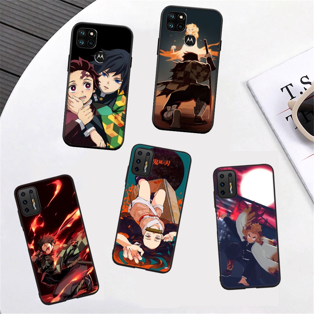 Capa Anime Demon Slayer Para Motorola Moto Edge 20 Lite Pro S G30 G40 ...