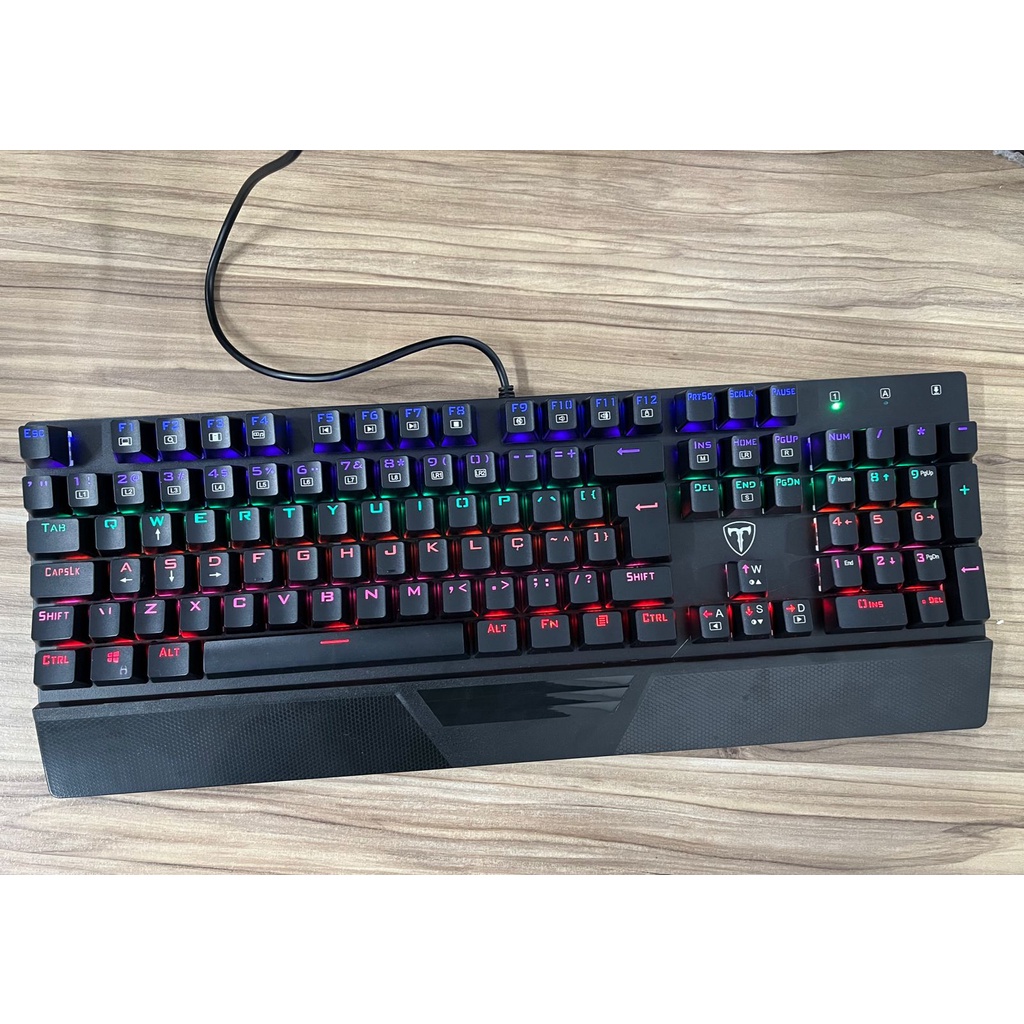Teclado Mecanico T-Dagger Destroyer LED Rainbow (Refurbished) | Shopee ...