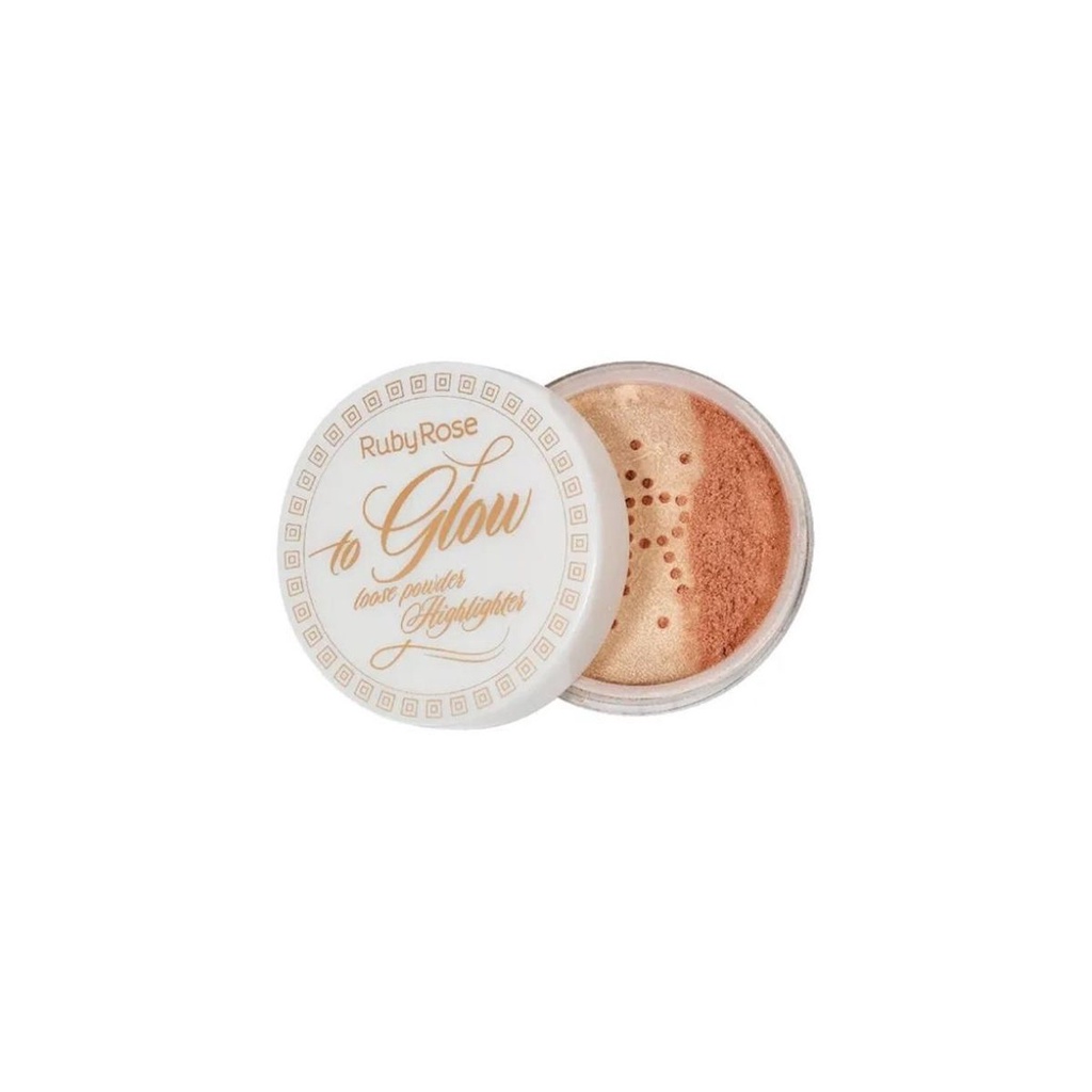 Pó Iluminador Dourado Rose To Glow Cor 4 Precious Ruby Rose | Shopee Brasil