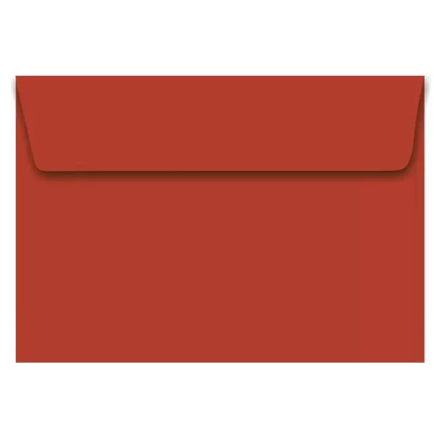 50 Envelope Colorido 110x162mm Vermelho | Shopee Brasil