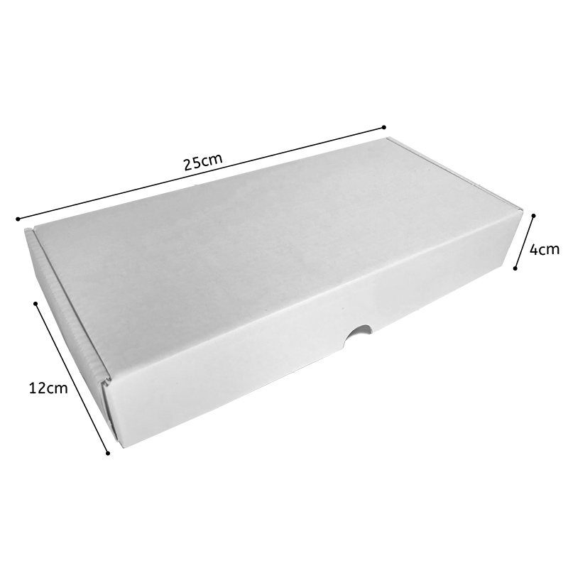 10 Caixas de Papelão Branco 25x12x4 | Shopee Brasil