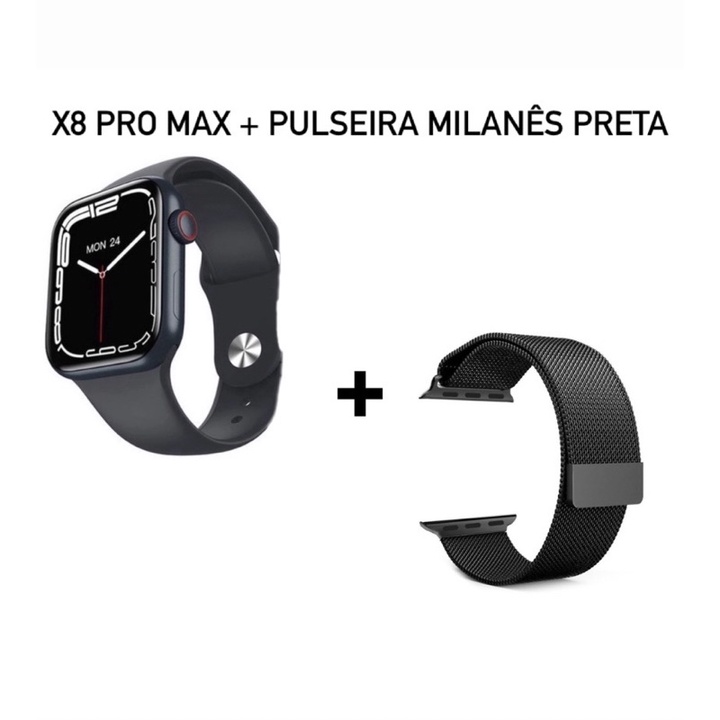 Smartwatch X8 Pro Max Lançamento tela grande | Shopee Brasil