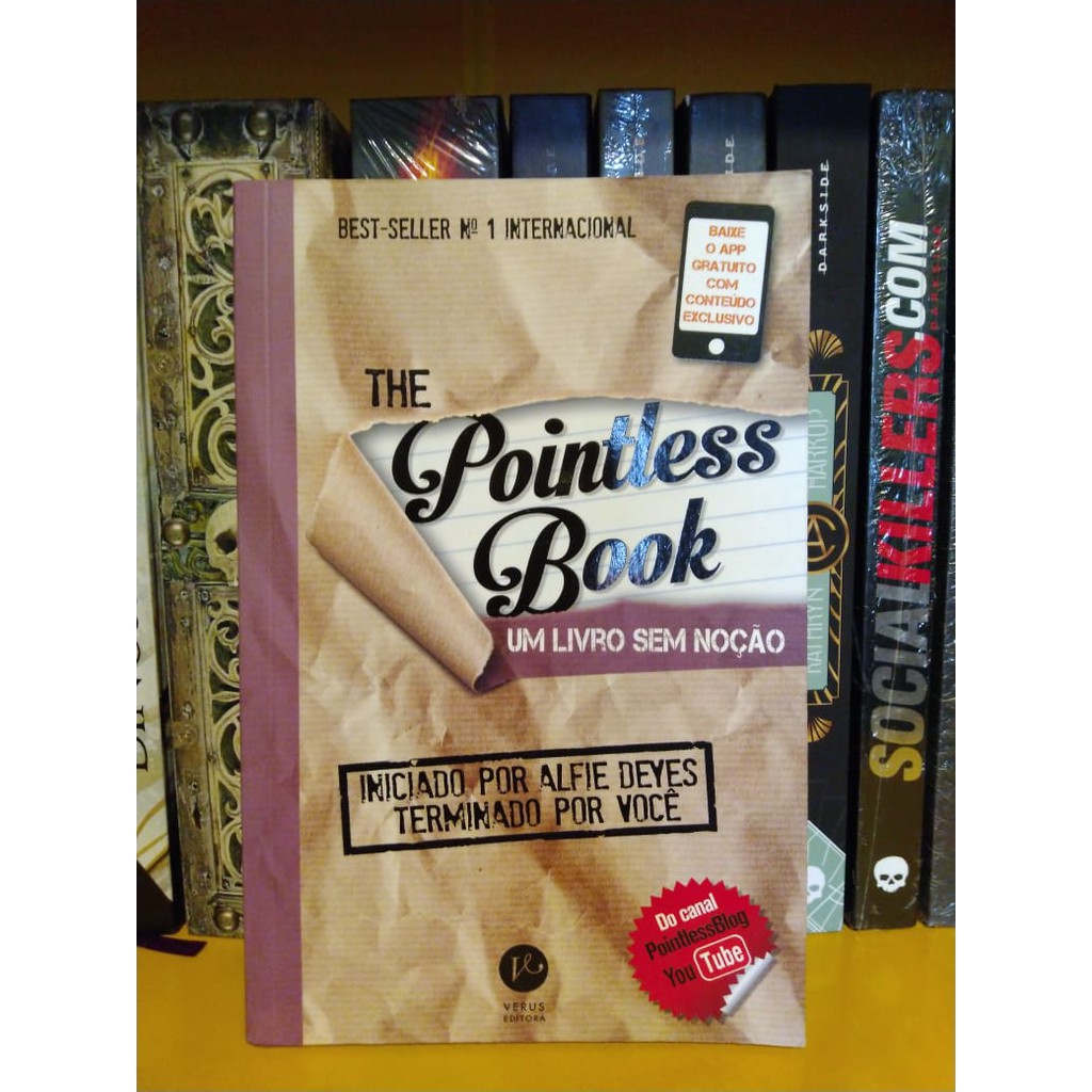 Livro The pointless book: Um livro sem noção | Shopee Brasil