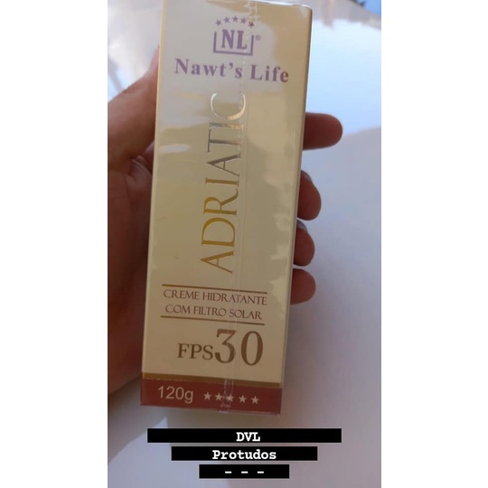 Adriatic Creme Hidratante com FIltro Solar | Shopee Brasil