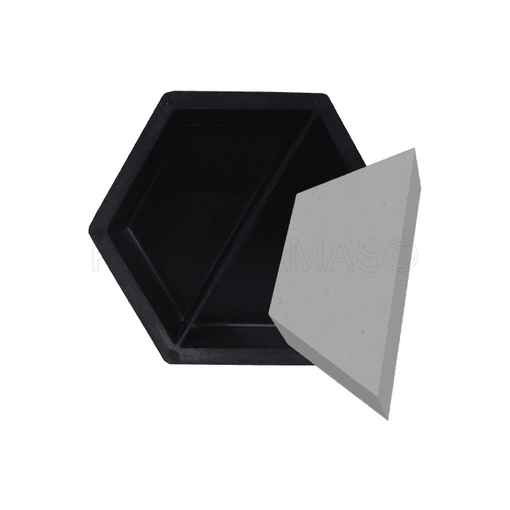 Forma Plástica Sextavada Lisa Meia 20 X 20 X 6cm - Fp 003 | Shopee Brasil