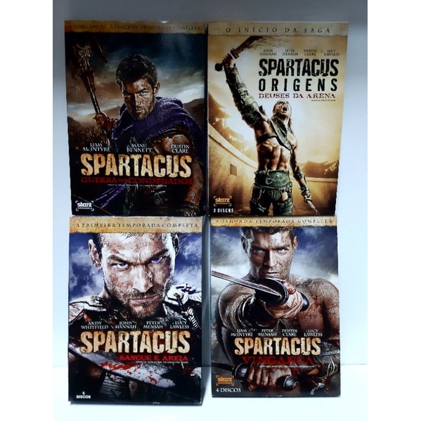 coleção Spartacus 4 temporadas | Shopee Brasil