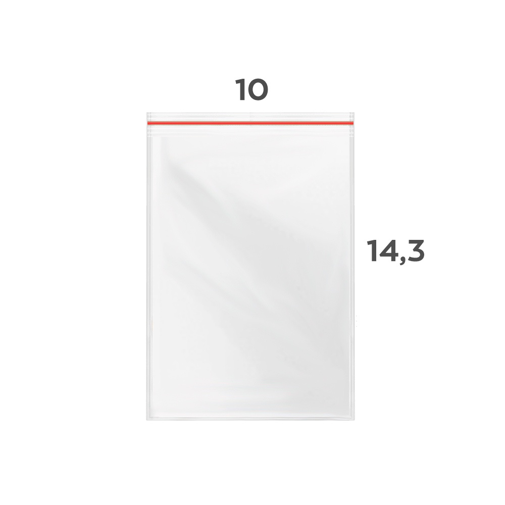 Saco Hermetico Saquinho Fecho Zip lock N05 10x14,3cm 100und | Shopee Brasil