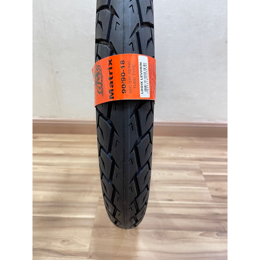 Pneu Levorin Matrix - 90/90-18 57P (Pra uso com câmara) Traseiro CG 125 ...