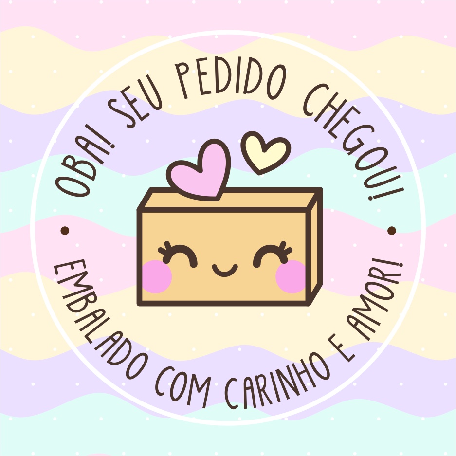 Etiqueta adesiva agradecimento ao cliente, adesivo para encomenda ...