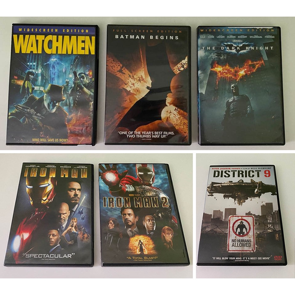 Coleção de DVDs Importados - 6 Filmes | Shopee Brasil