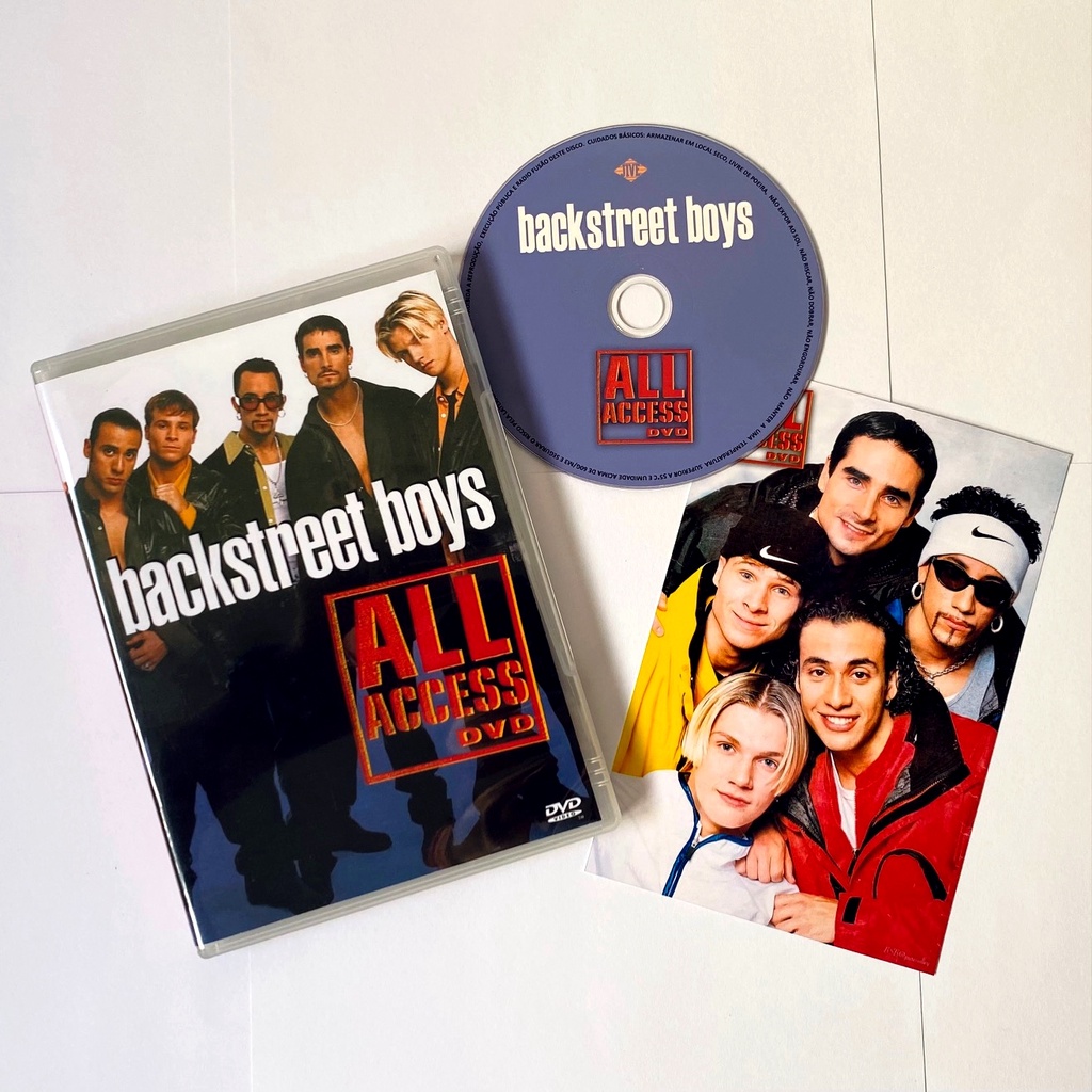 DVD Backstreet Boys All Access 1998 | Shopee Brasil