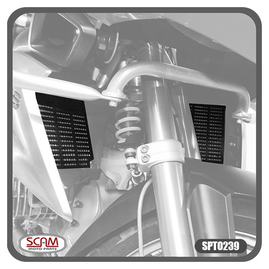 Protetor de Radiador Scam para R 1200 GS Adventure 2013 em Diante ...