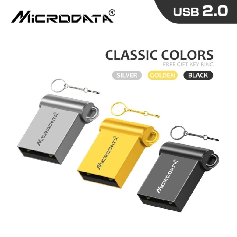 Pen Drive Mini Microdrive, USB 2.0, Metal, Original, 3 Cores | Shopee ...