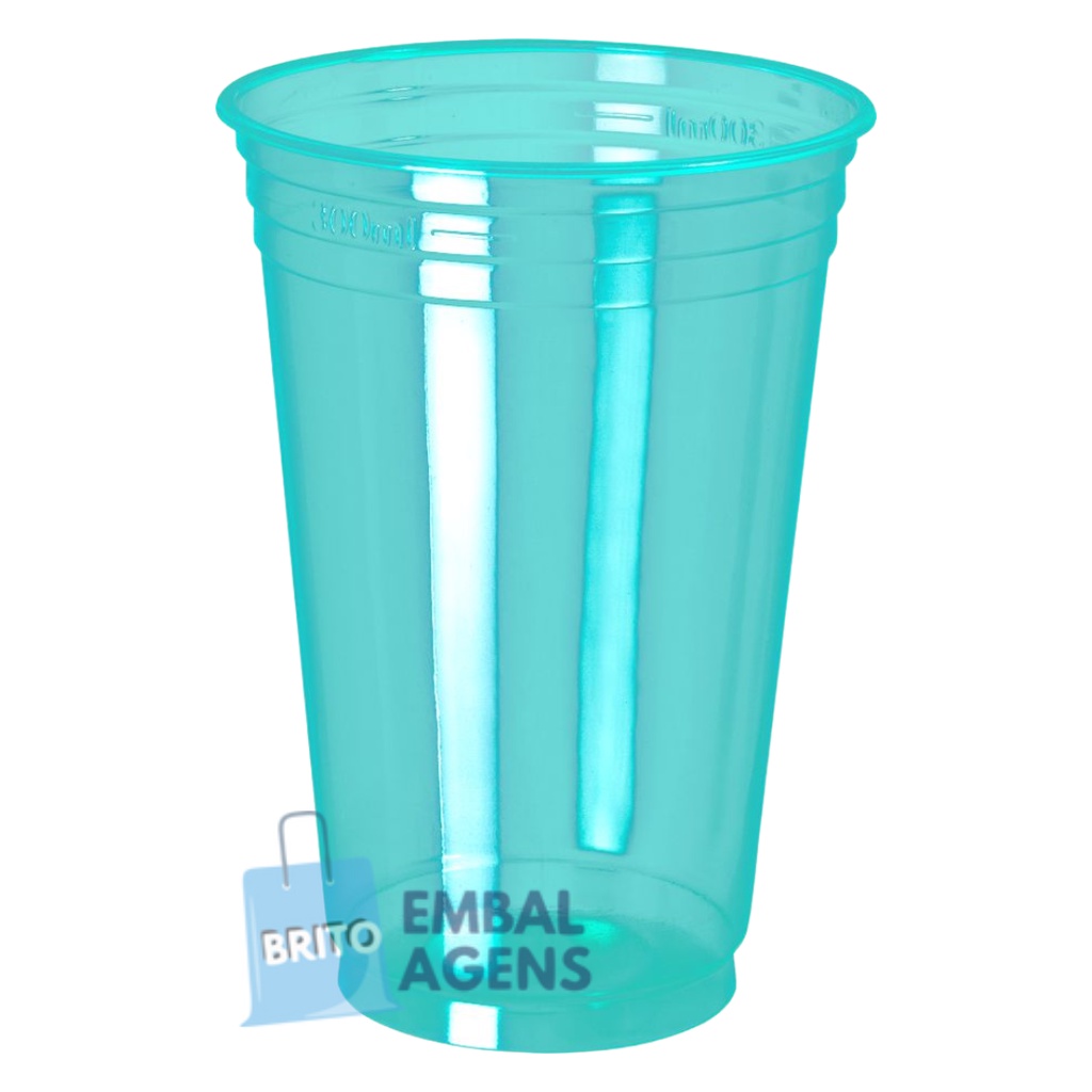 Copobras Copo Balada Neon 300ml C/ 100 Unidades | Shopee Brasil