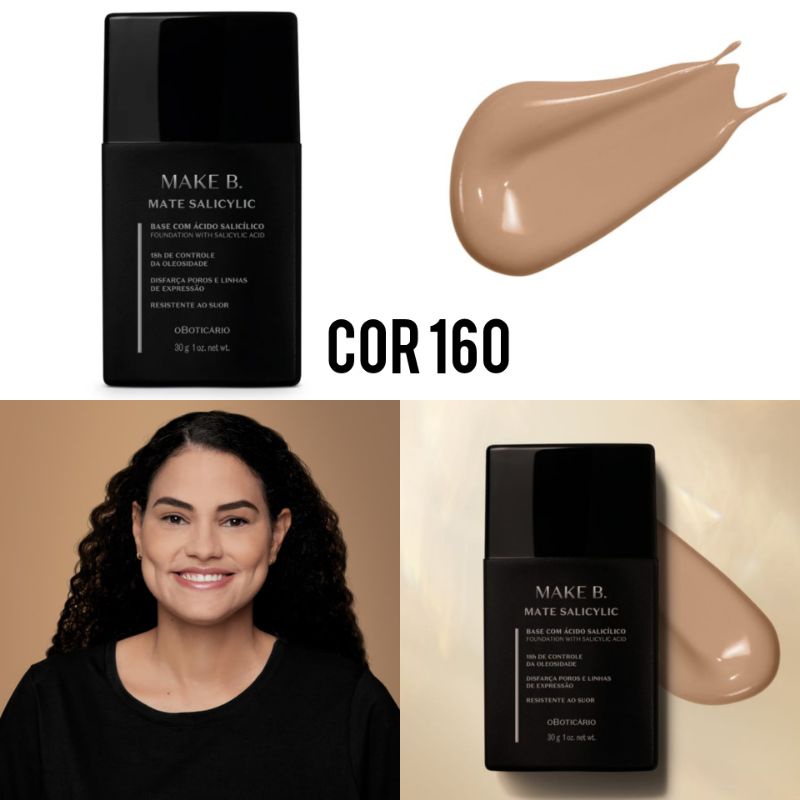 Base Líquida Make B. Mate Salicylic 30g | Shopee Brasil
