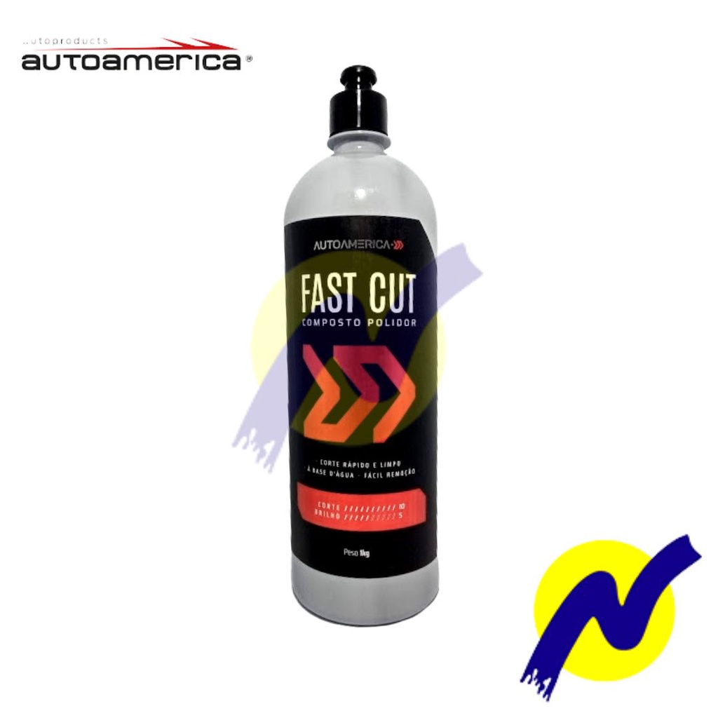 FAST CUT Autoamérica P/ Polimento Automotivo - 1kg 1un | Shopee Brasil