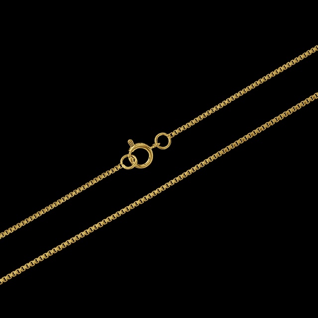 Corrente Masculina Fina Banhada A Ouro 18k - Envio Imediato | Shopee Brasil