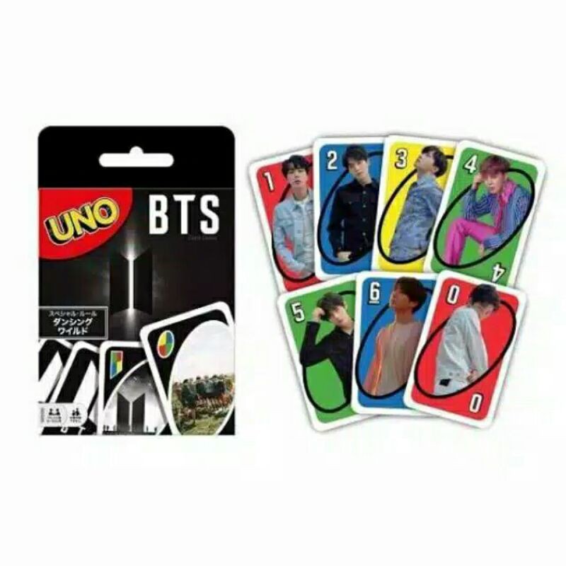 Cartão Uno Bts By Mattel Oficial - Jogo De Cartas Uno | Shopee Brasil