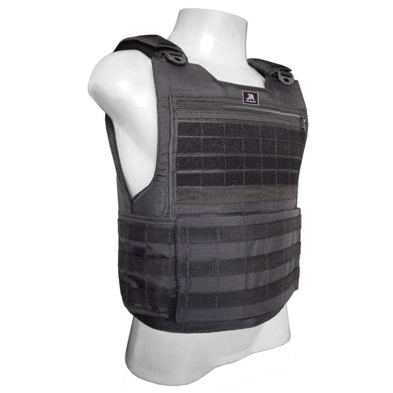 Capa de Colete Modular Tático Militar preta Balístico Polícia Segurança ...