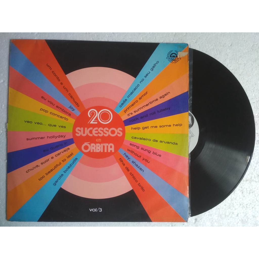 Lp - 20 Sucessos em òrbitta vol. 3 | Shopee Brasil